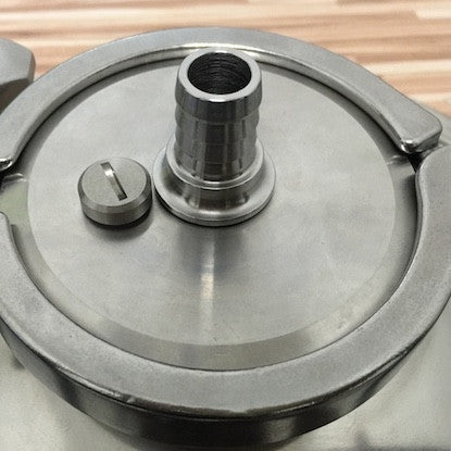 Cap | 3” TC with ½” Blow-Off - Ss Brewtech