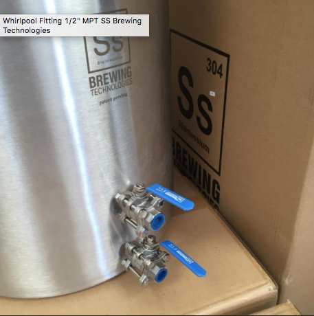 Whirlpool | Kit for Threaded Kettle w/ Bulkhead - Ss Brewtech