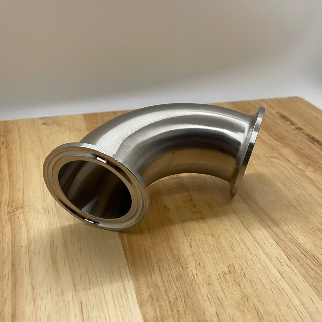 90 Deg Elbow, 1-1/2" Tri-Clamp - Ss Brewtech